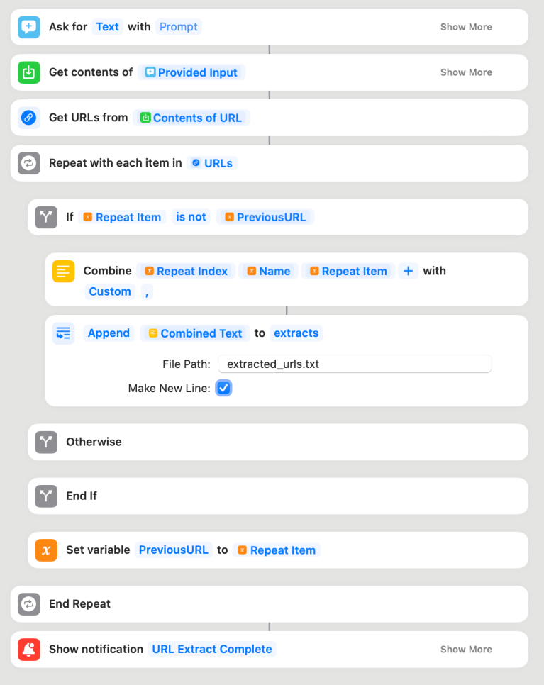 Designing for a Low-Code Web Scraping Process Using Apple Shortcuts ...